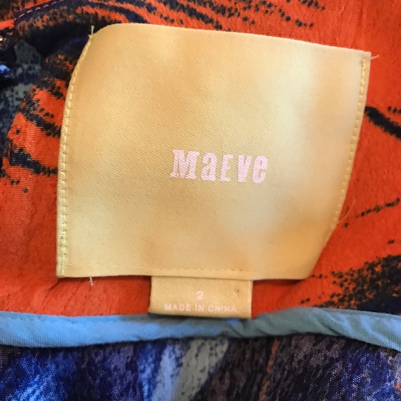 Anthropologie | Dresses | Anthropologie Maeve Sunset Hibiscus Hi Low ...